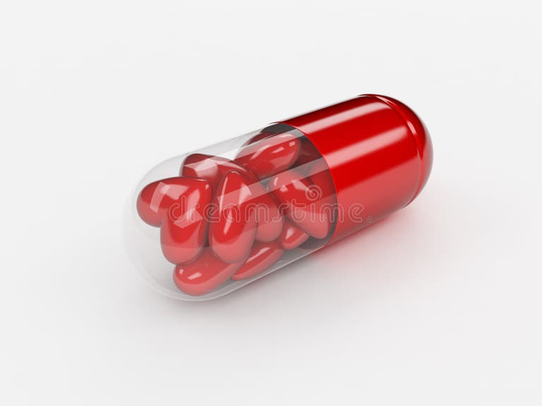 Love capsule stock illustration. Illustration of affection - 13986539