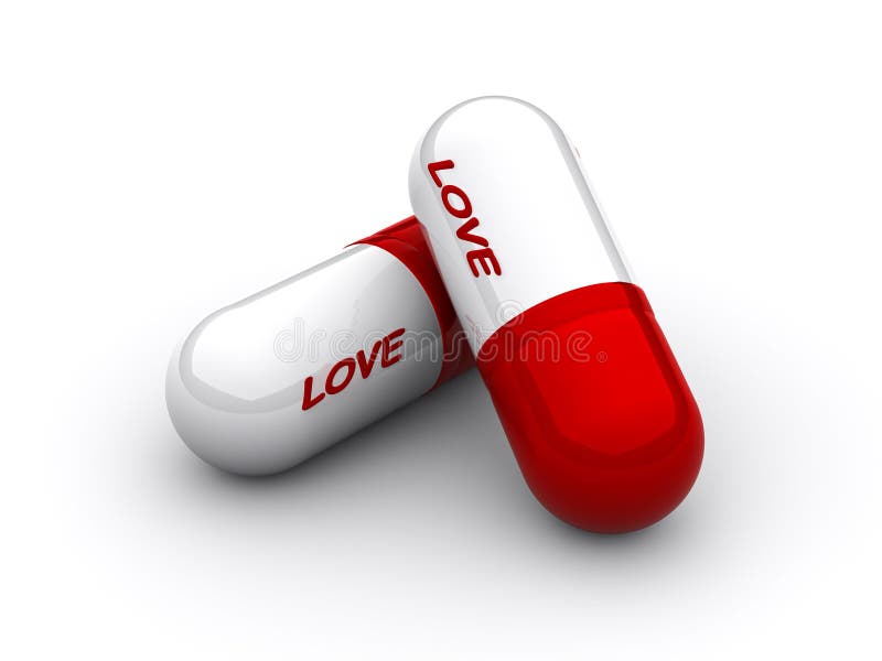 Love capsule stock illustration. Illustration of aphrodisiac - 7992707