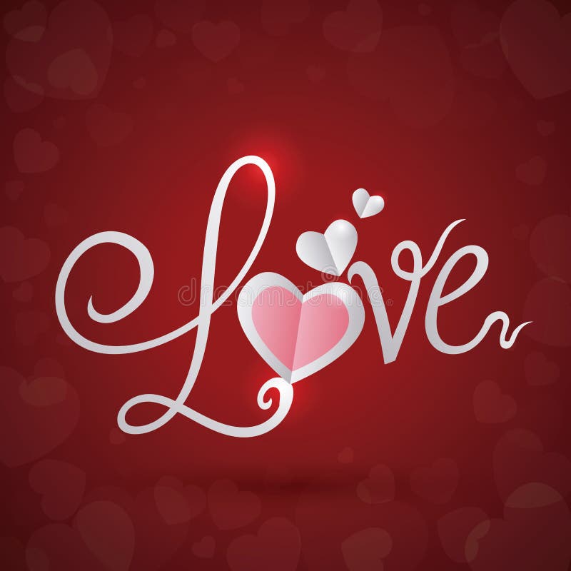 Love card design. stock vector. Illustration of happy - 58486639