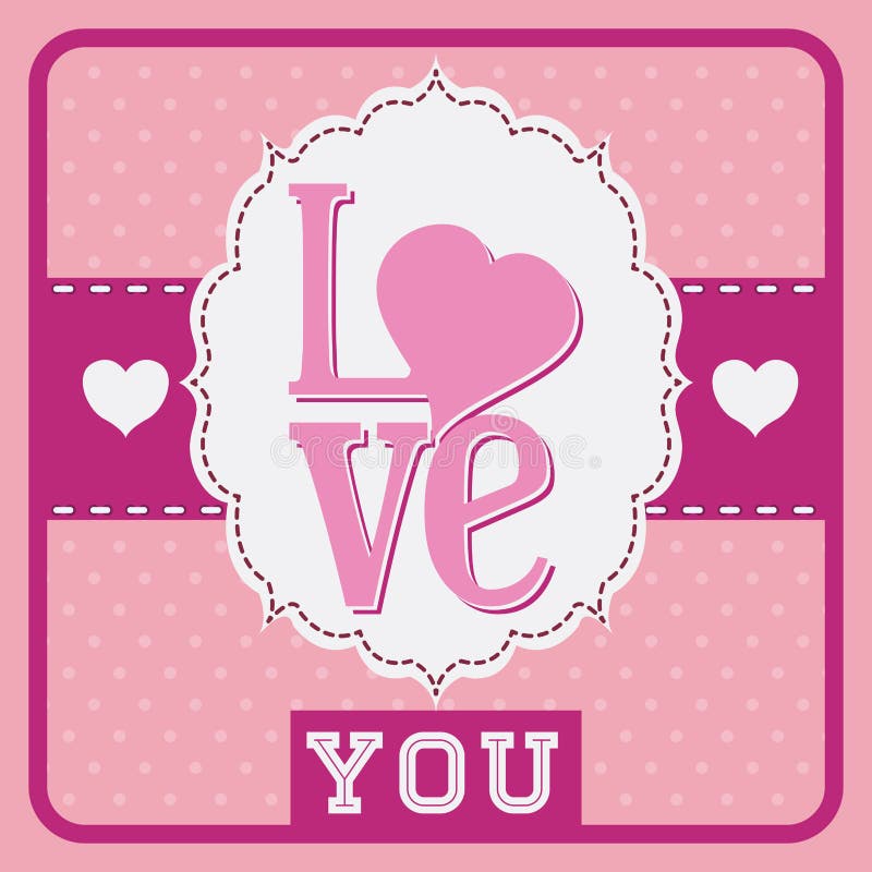 Love card design. stock vector. Illustration of emotions - 58486947