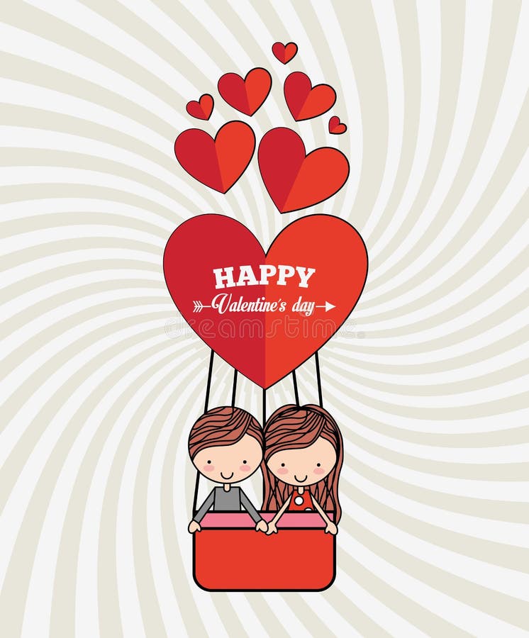 Love card design stock vector. Illustration of silhouette - 64225169