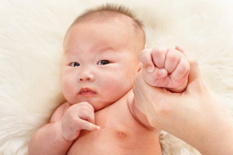 Chinese baby face smirking stock photo. Image of looking - 19376676