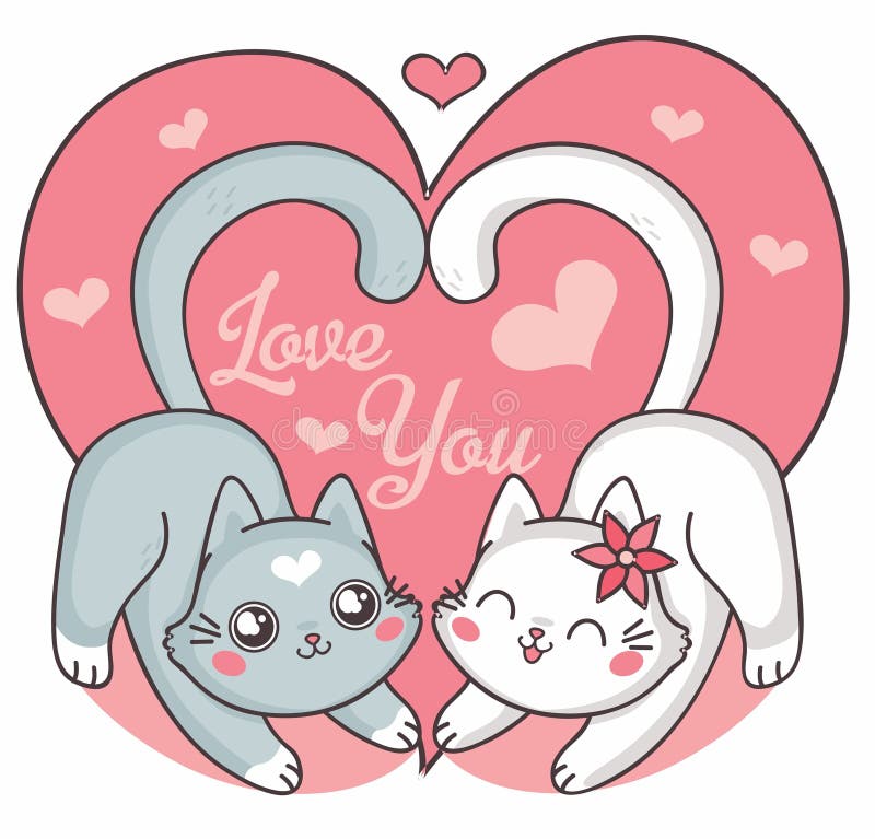 Love cat print vector art stock vector. Illustration of super - 279274962