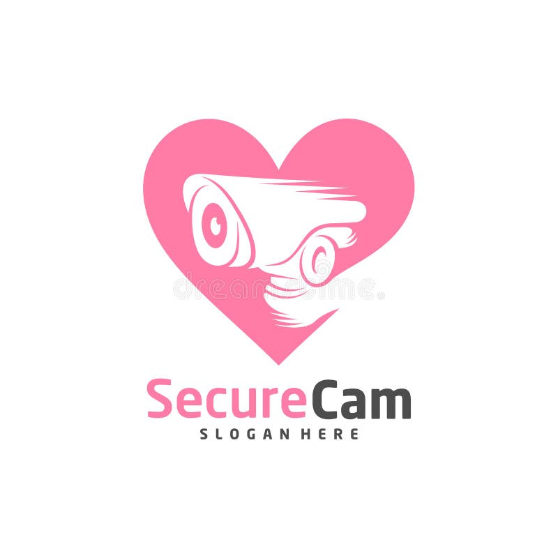 Monitor CCTV Camera Logo Design Vector Template, Concept Symbol Icon ...