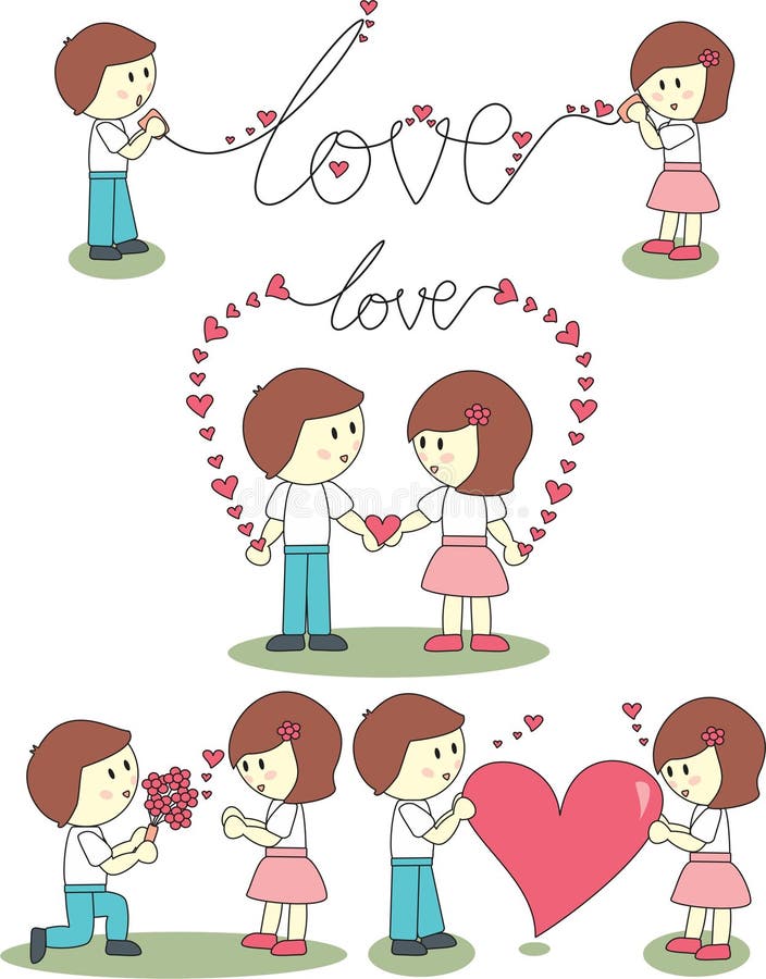In love stock illustration. Illustration of give, letter - 85223138