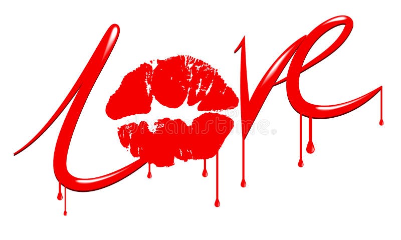 Love Character Text Design by Vector File Stock Vector - Illustration ...