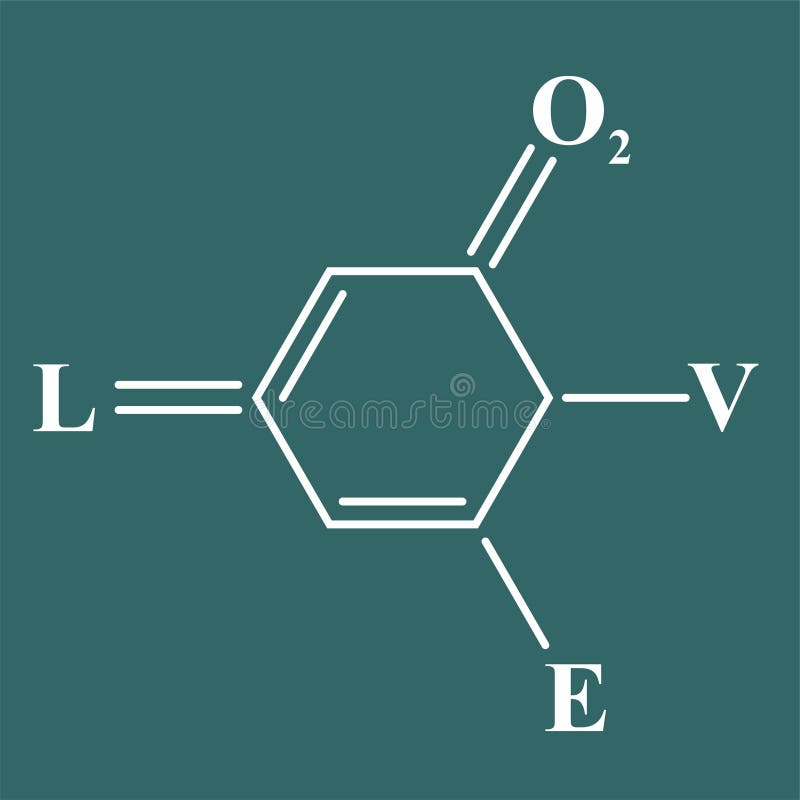 Chemistry Of Love Vector Illustration. Stock Vector - Illustration of ...
