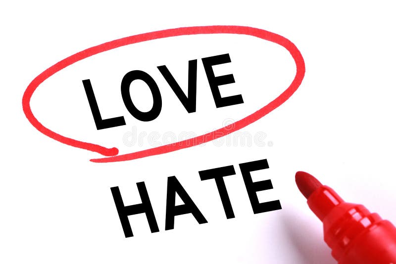 Love stock image. Image of hate, full, damaged, drawing - 46385539