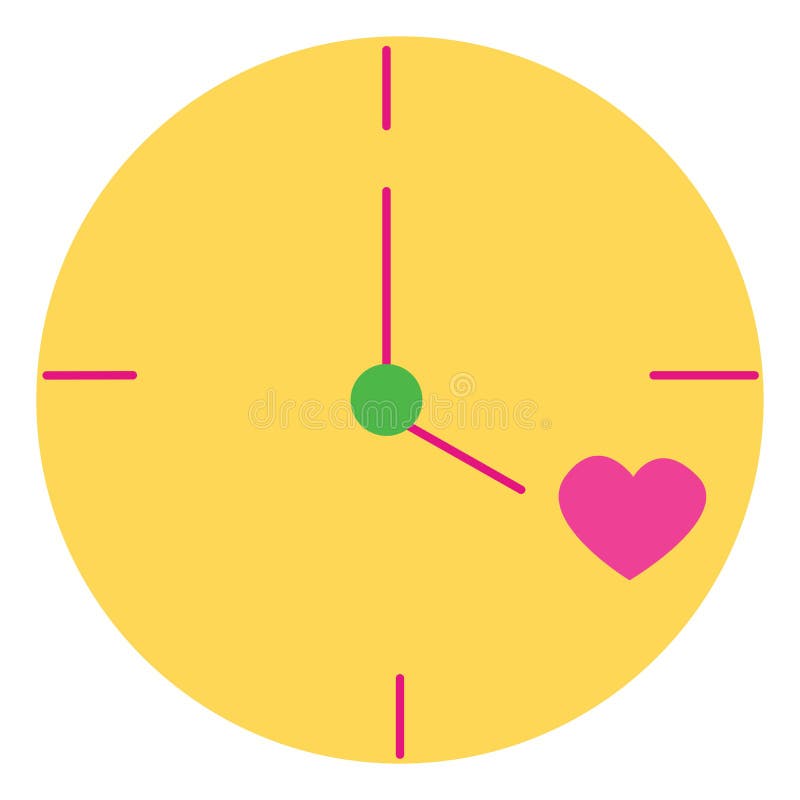 Love Clock Sand Cartoon Happy Sailor Style with Binocular Stock Vector ...