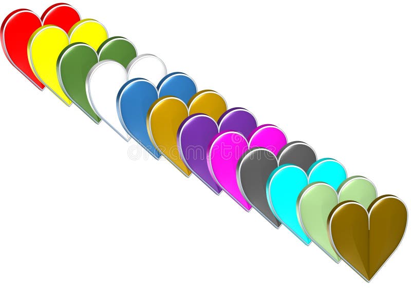 Love in color stock illustration. Illustration of symbol - 362935096