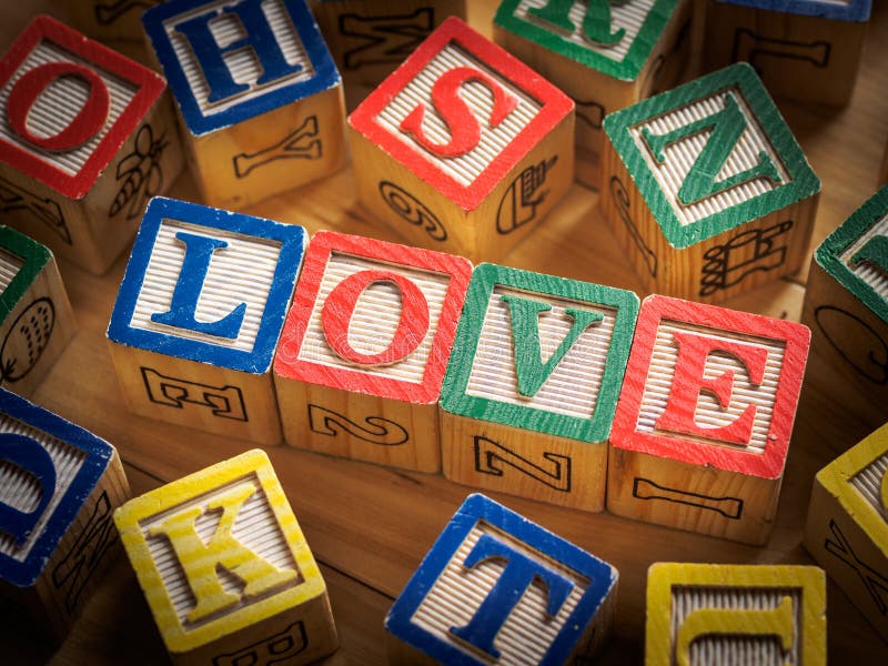 Love concept stock image. Image of blocks, parenting - 37660433