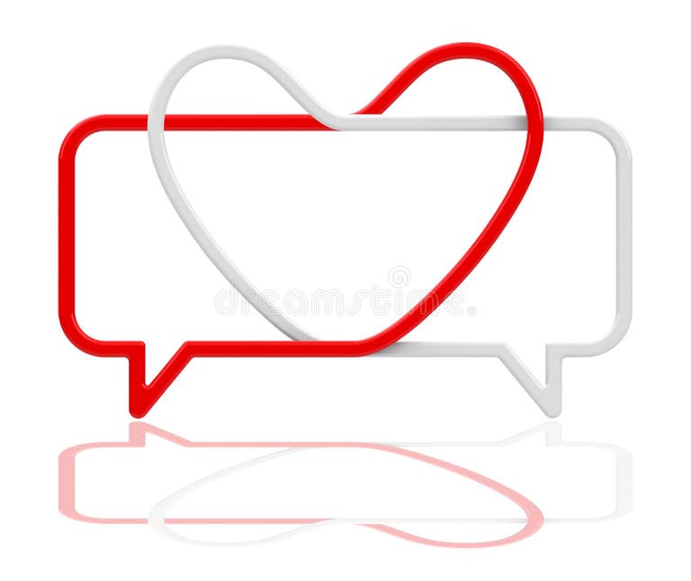 The love conversation stock illustration. Illustration of dating - 50500266