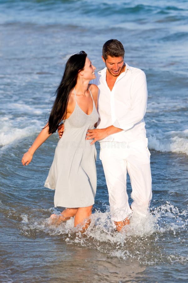 Summer sea couple stock photo. Image of caucasian, passionate - 10677666