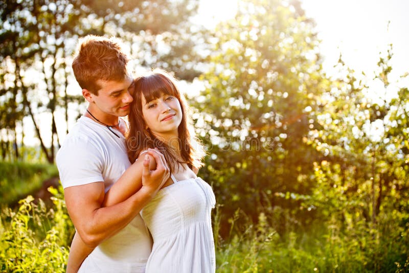 Love couple embracing stock image. Image of people, love - 25412461