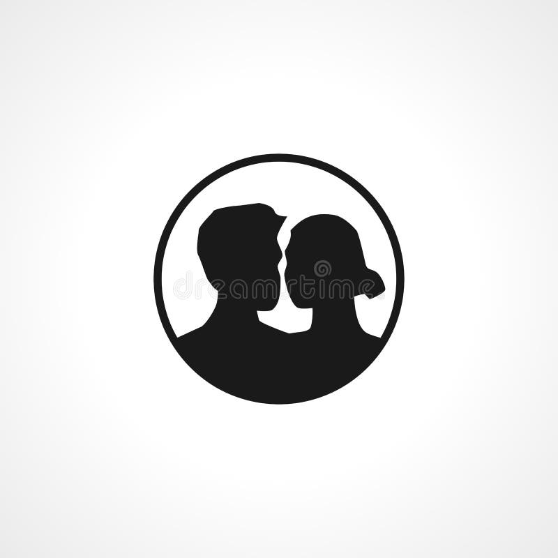 Love Couple Icon. Love Couple Vector Icon. Love Couple Isolated Icon ...