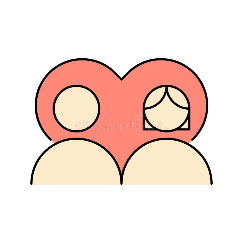 Love, Couple, Man, Women, Couple Love Icon Stock Vector - Illustration ...