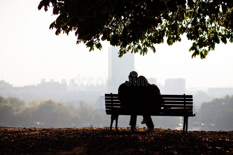 Love couple in the park stock image. Image of sunset - 29188997