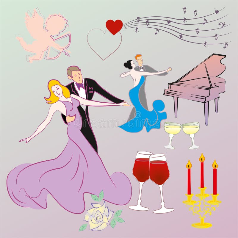 Love stock illustration. Illustration of dance, couples - 47269449