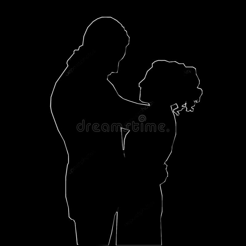 Love couples shadow stock illustration. Illustration of brand - 270821309