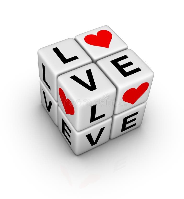 Love Dice Stock Illustrations 1 035 Love Dice Stock Illustrations
