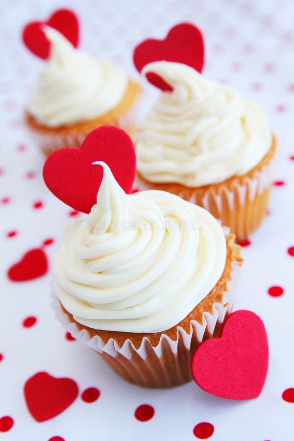 Valentine cupcake stock photo. Image of valentines, valentine - 28037314