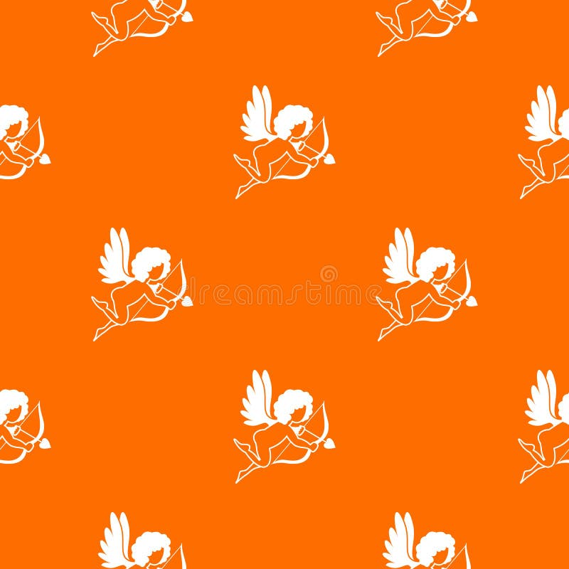 Love Cupid Pattern Seamless Stock Vector - Illustration of magic ...