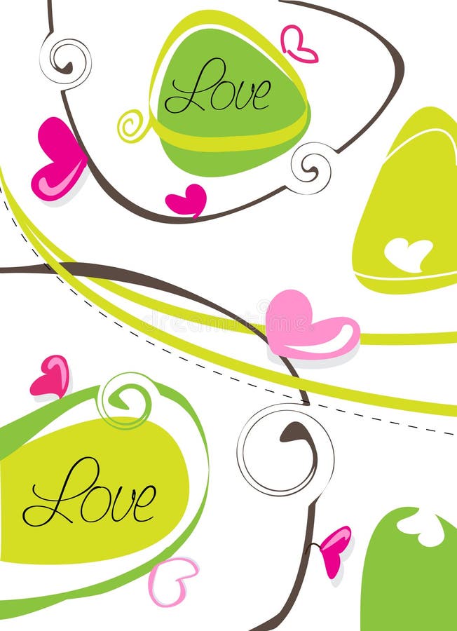 Love Swirls stock vector. Illustration of decoration - 22811960