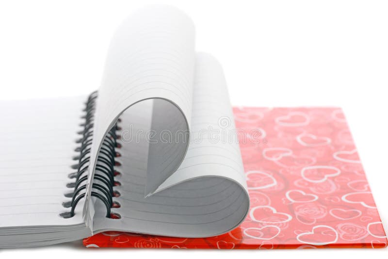 Love diary stock image. Image of sign, paper, white, space - 22335573