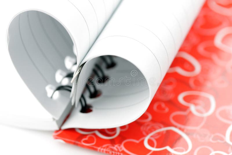 Love diary stock photo. Image of space, spiral, empty - 22335608