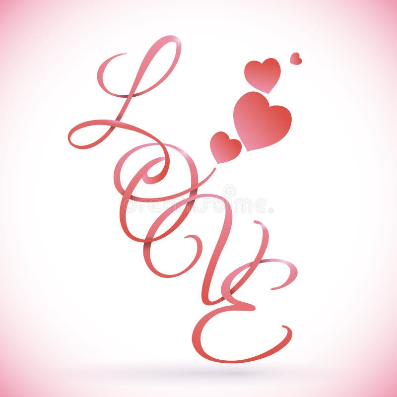 Love digital design. stock vector. Illustration of love - 58470343