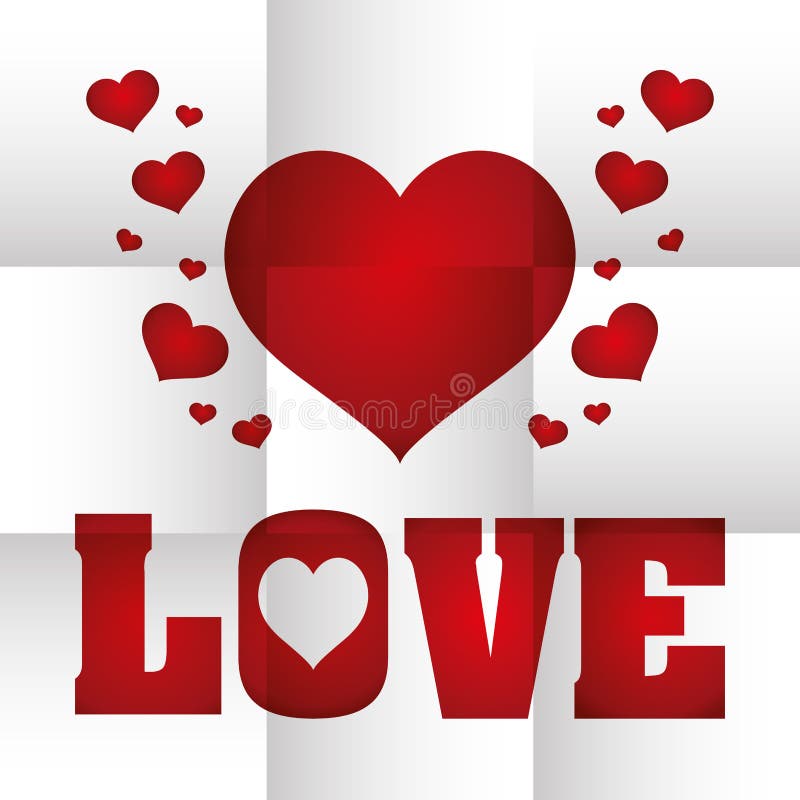 Love digital design. stock vector. Illustration of emotion - 58677936