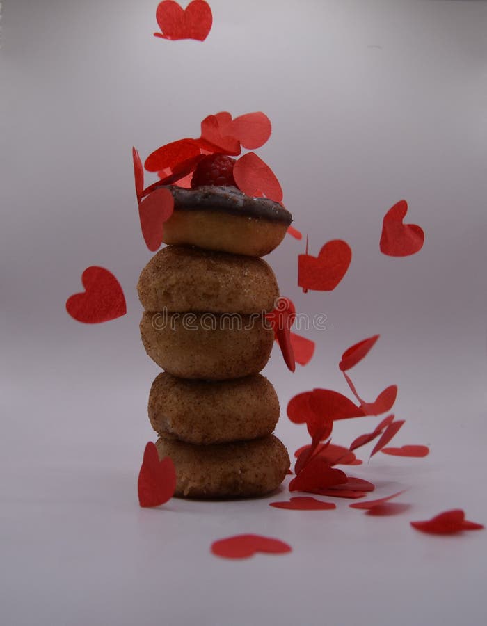 For the love of doughnuts stock image. Image of love - 369725533