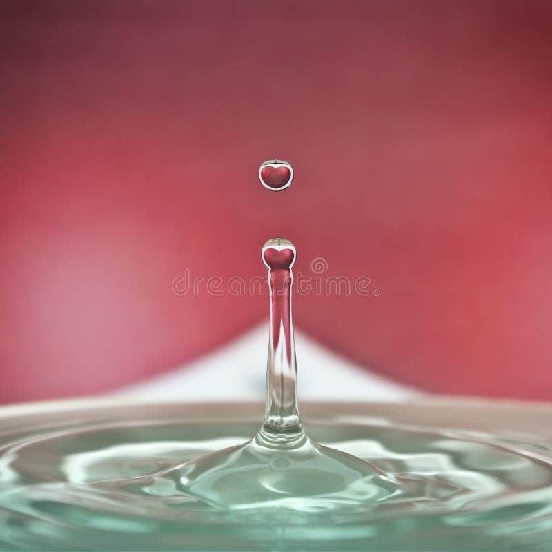 Love drop stock image. Image of valentine, heart, drew - 22944873