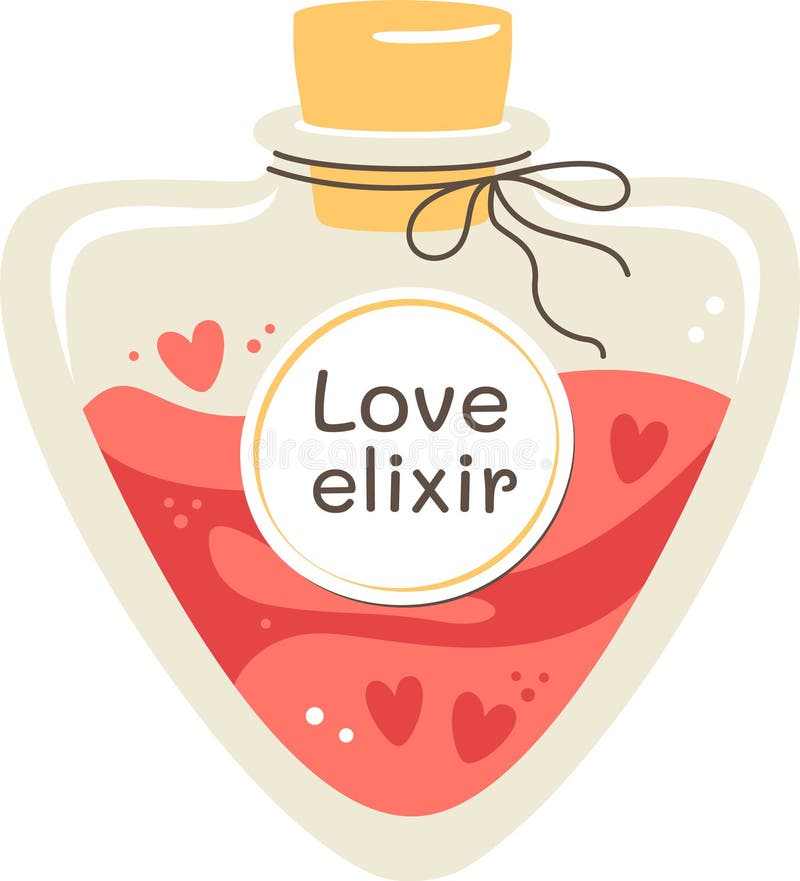 Love Elixir Jar stock vector. Illustration of fantasy - 301010848
