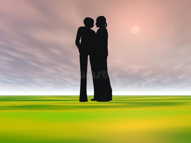 Love stock illustration. Illustration of womann, woman - 43799610