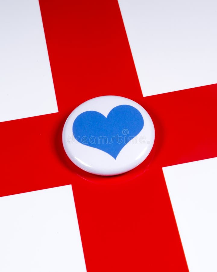 Love England stock photo. Image of insignia, blue, badge - 166028268
