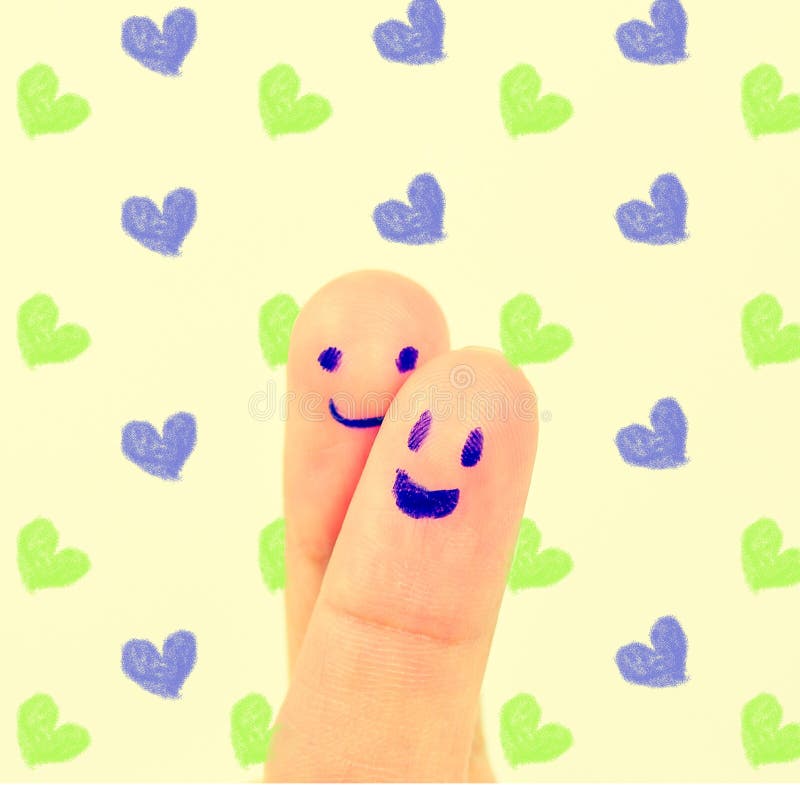 Love finger hug and Heart stock image. Image of color - 52992139