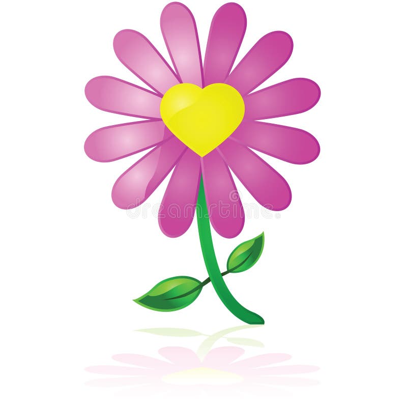 Love flower stock vector. Illustration of nature, passion - 16074744