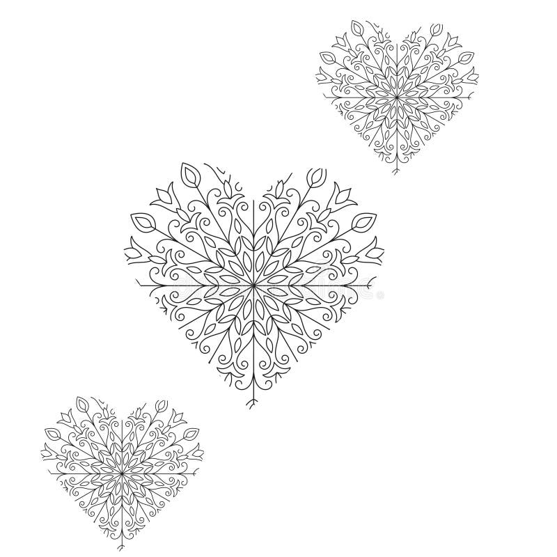 Love Shape Coloring Stock Illustrations – 4,514 Love Shape Coloring ...