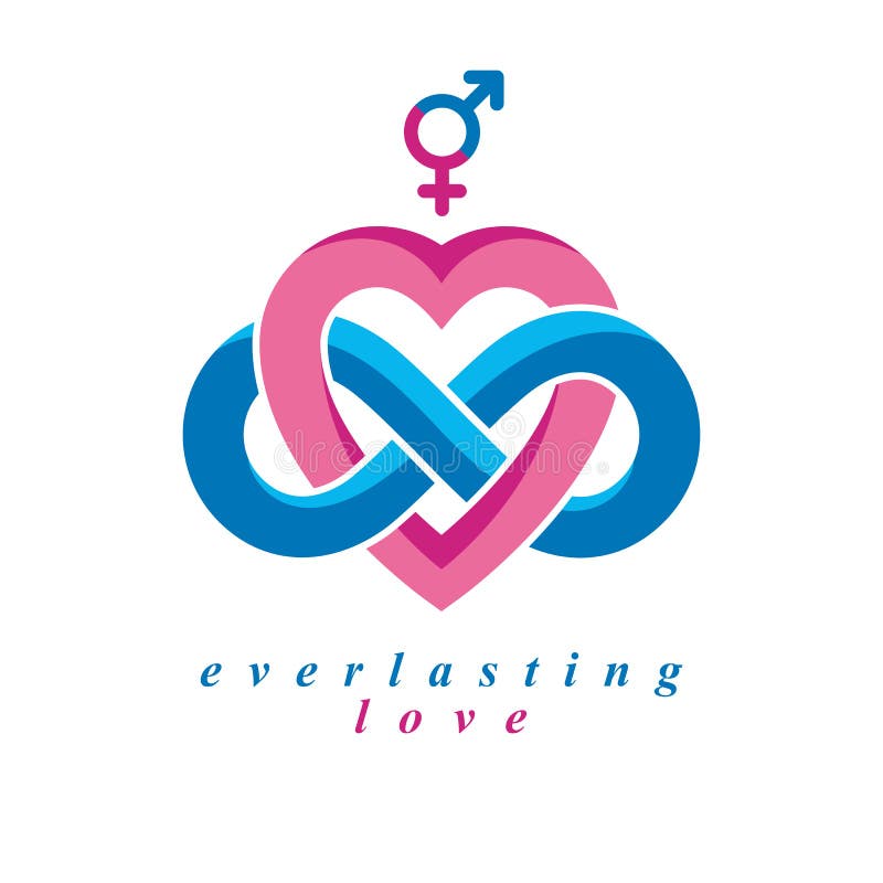 Heart Logo Vector Infinity Loop Icon Stock Illustrations – 353 Heart ...