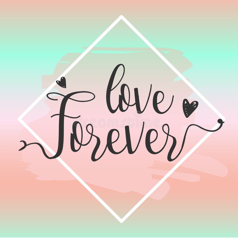 Love Forever Design Elements. Vector Illustration. Stock Vector ...