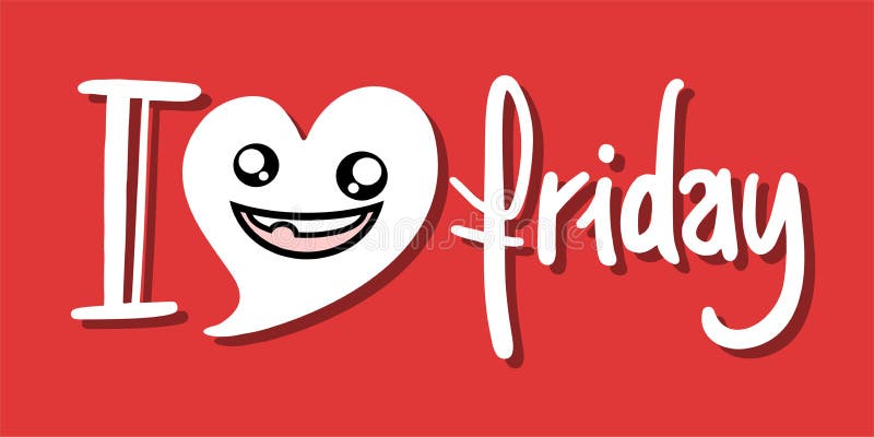 Friday symbol stock vector. Illustration of design, funny - 90587037