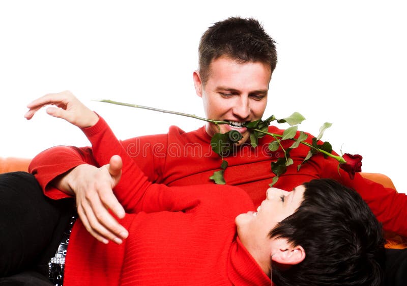 Love is fun stock image. Image of attachment, date, beautiful - 844099