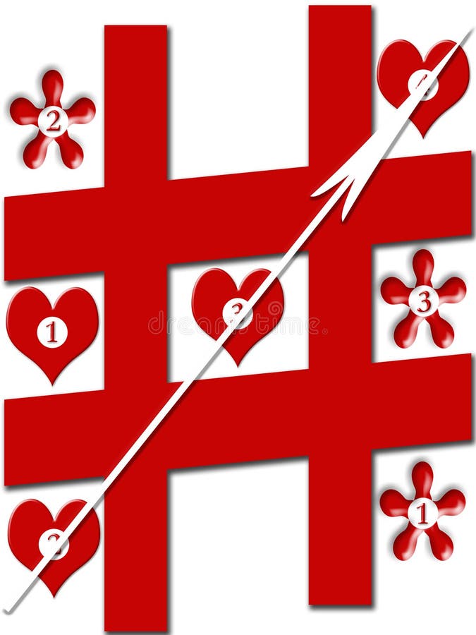 Love Game stock illustration. Illustration of sharp, february - 61079