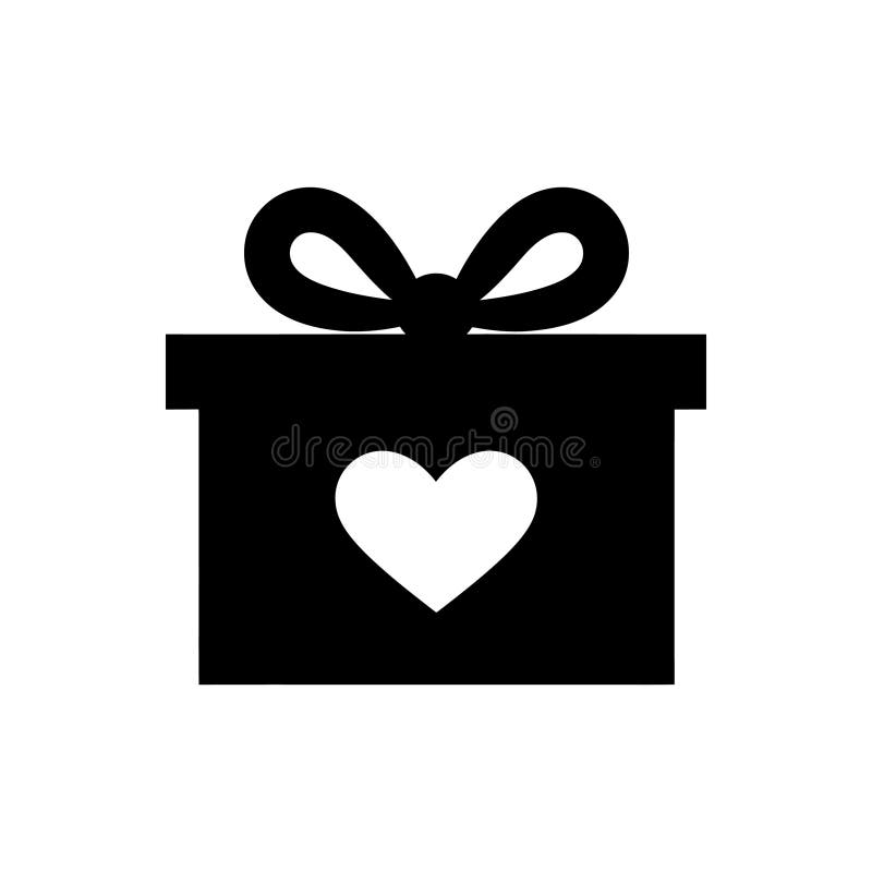 Love gift icon stock vector. Illustration of surprise - 298399034