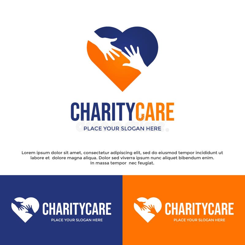 Love with Give or Hold Hand Vector Logo Template Stock Vector - Illustration of graphic, hand ...