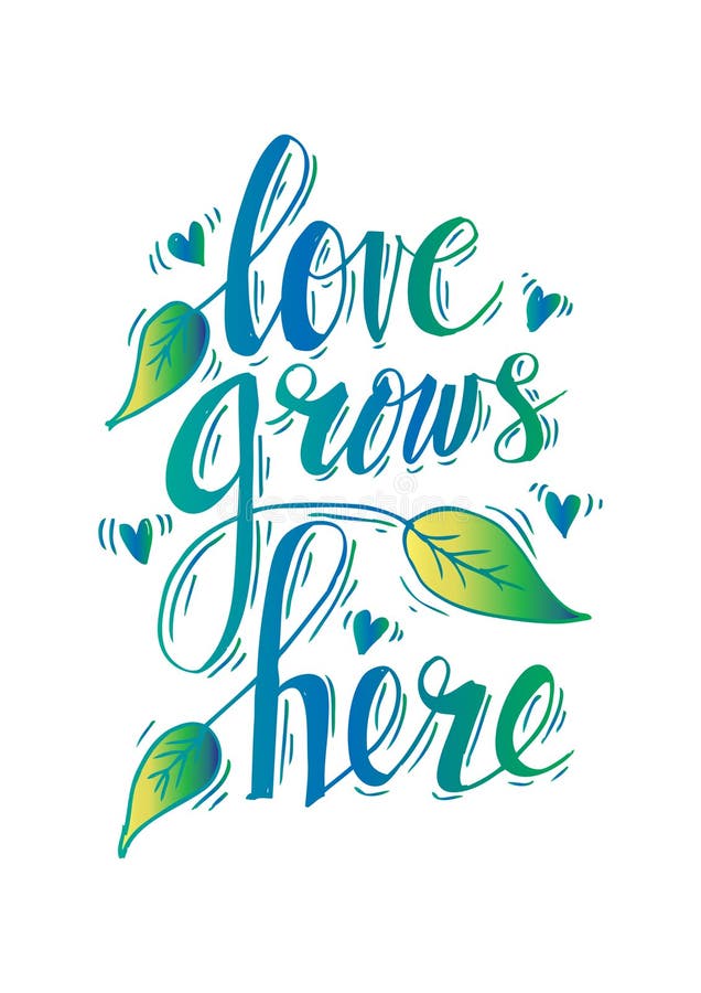 Love Grows Stock Illustrations – 331 Love Grows Stock Illustrations ...