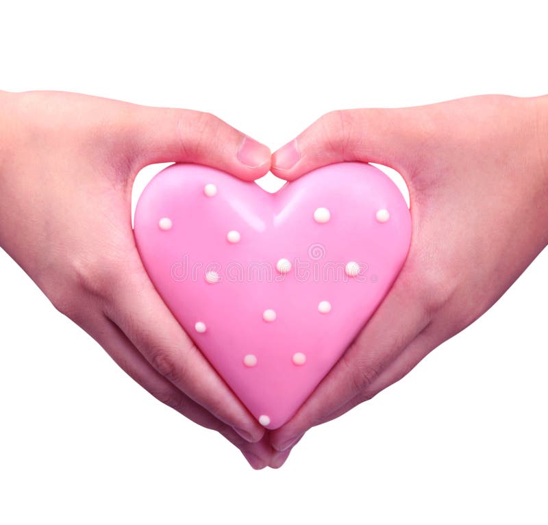 Love in hand stock image. Image of candy, chocolates - 12542829