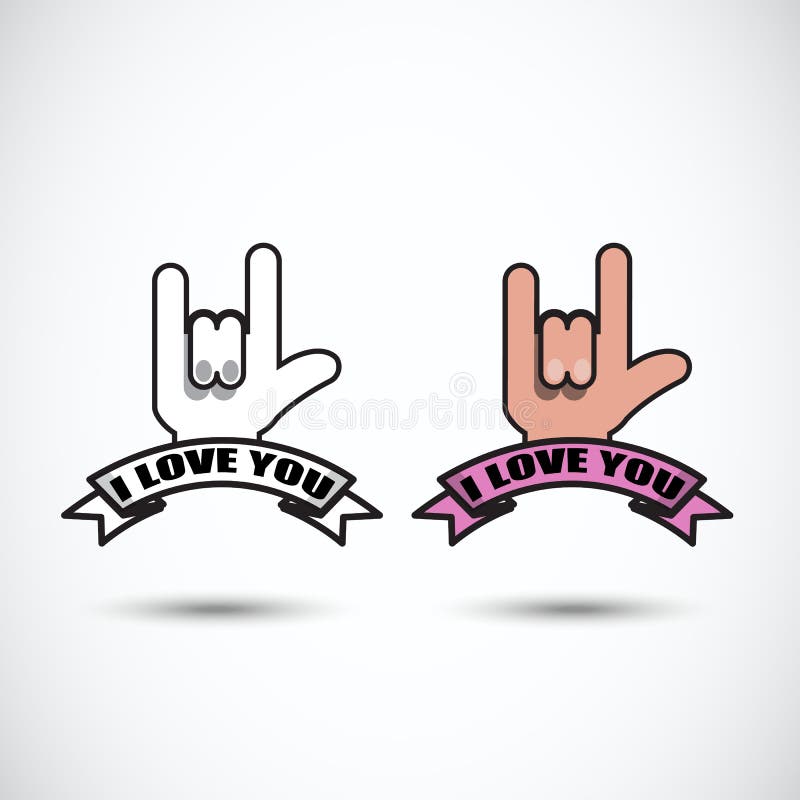 Love hand with heart stock illustration. Illustration of hand - 63198405