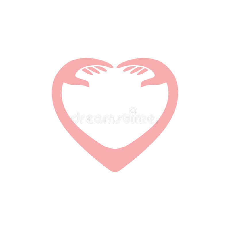 Love Hand Icon Design Template Vector Isolated Illustration Stock ...